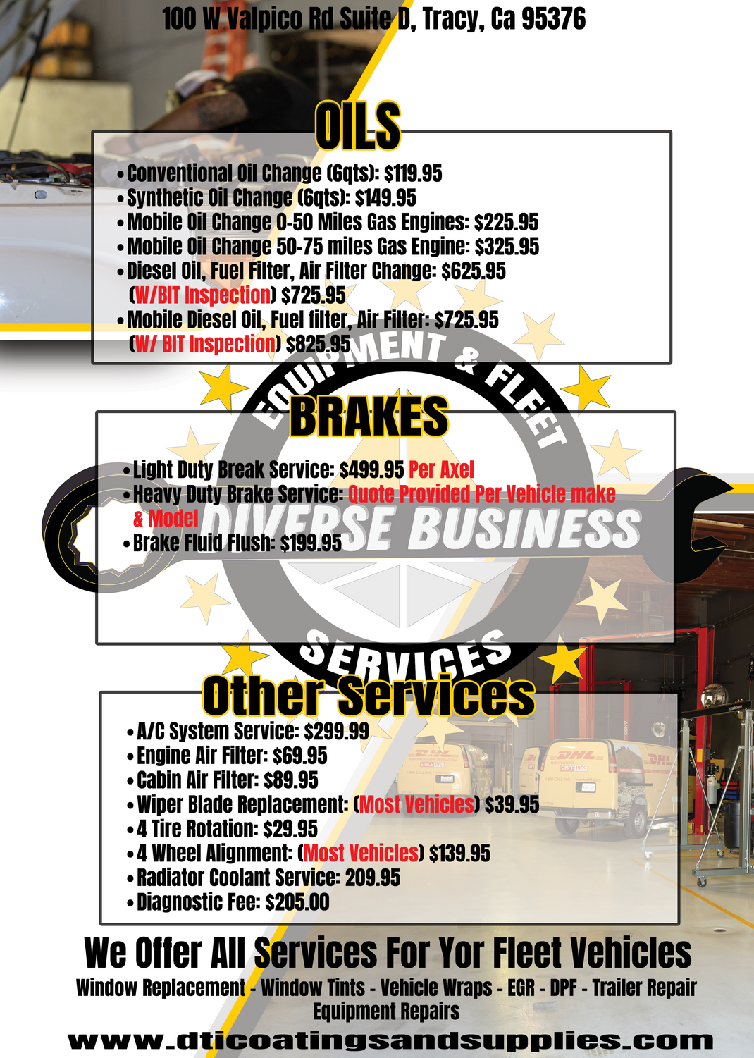 Service Center – DTI Coatings & Supplies
